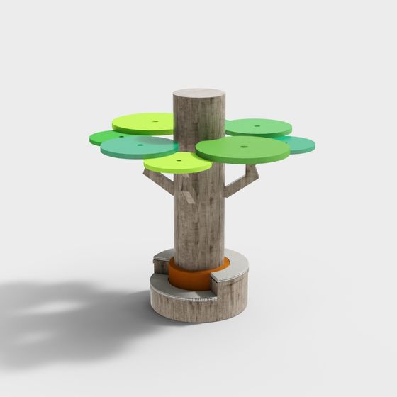 Forest Light Low-Poly 3D model