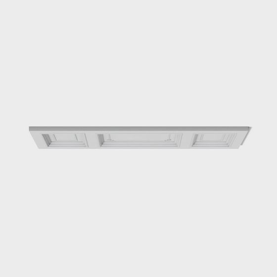 Elegant Classical Door Frame 3D Model