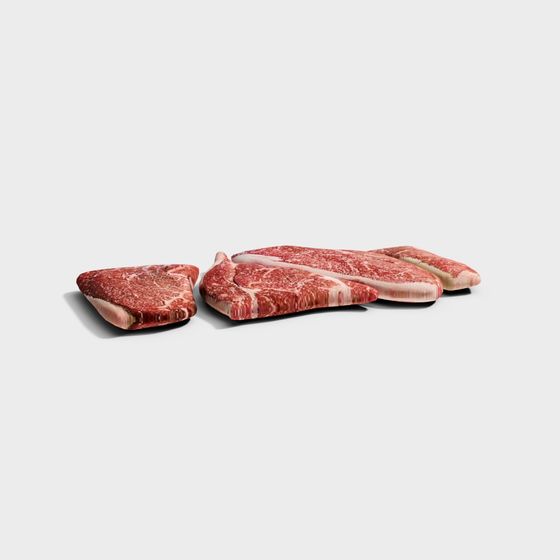 Realistic Beef Steak 3D Model