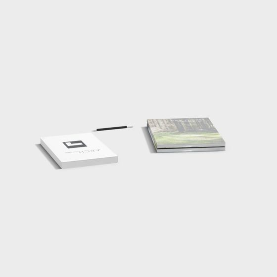 Minimalist Bookshelf and Urban Park Bench 3D models