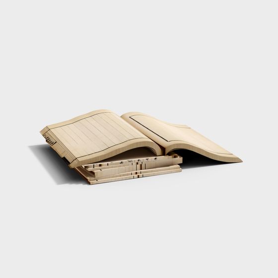 The Gateway of Knowledge 3D Model – Aged Wood Design