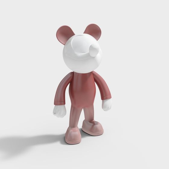 Low Poly Mouse Buddy 3D model
