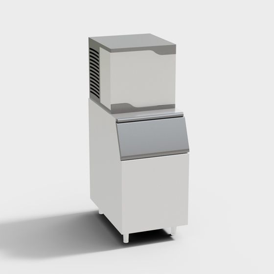 Industrial Ice Machine 3D Model