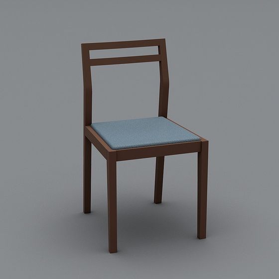 Modern Low-Poly Chair 3D model for Creative Projects