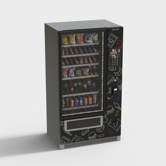 Realistic Vending Machine 3D model