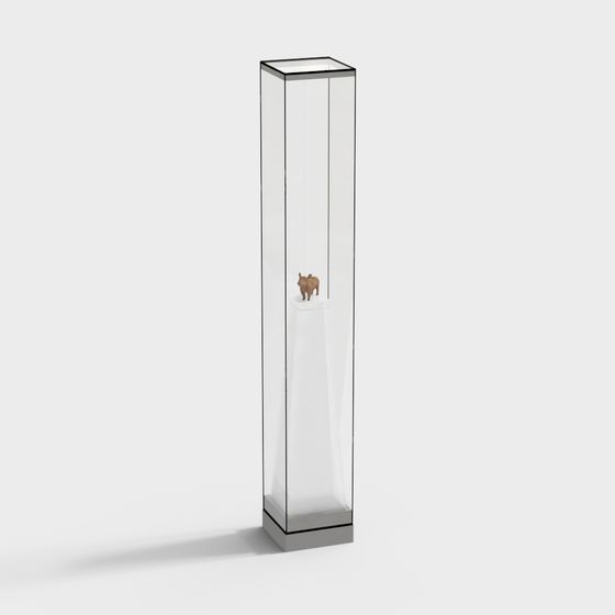 Elegant Display Cabinet 3D model for Creative Projects