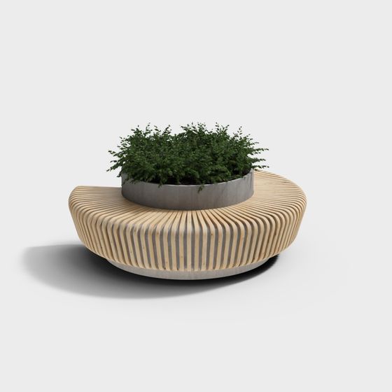Urban Oasis Bench 3D model