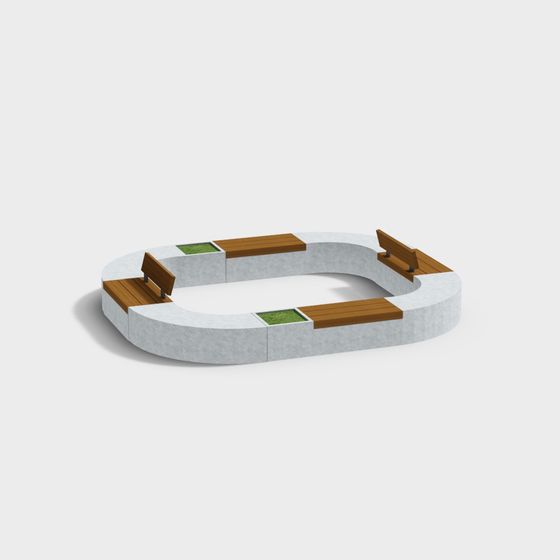 Modern Ring Seat 3D model