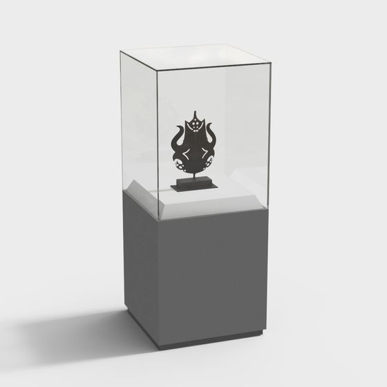 Glass Display Case 3D model