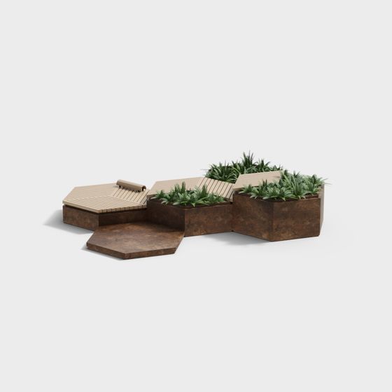 Urban Oasis 3D model for Creative Projects