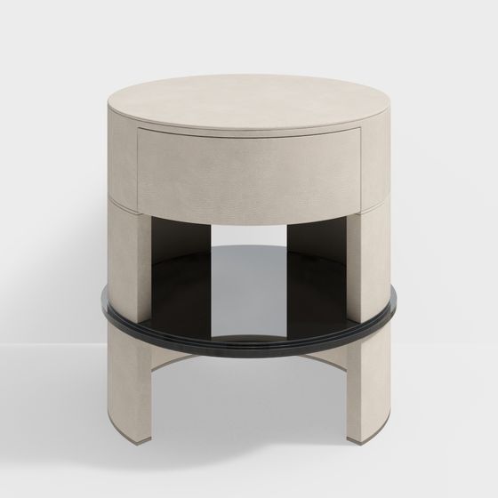 Sophisticated Round Table 3D model for Modern Spaces