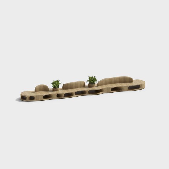 Urban Oasis Bench 3D model