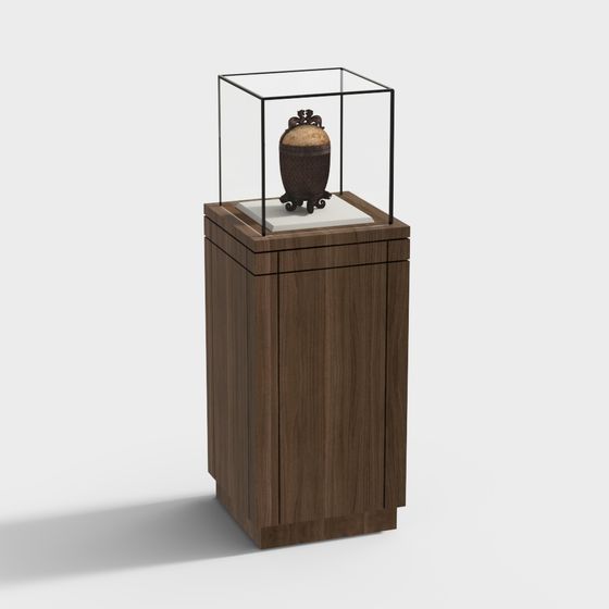 Museum Display Case 3D model for Creative Projects
