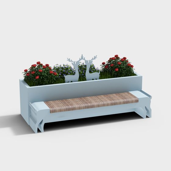Forest Breath Bench 3D model