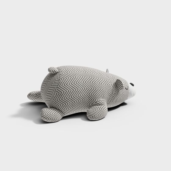 Cozy Plushie Low-Poly 3D model for Creative Projects
