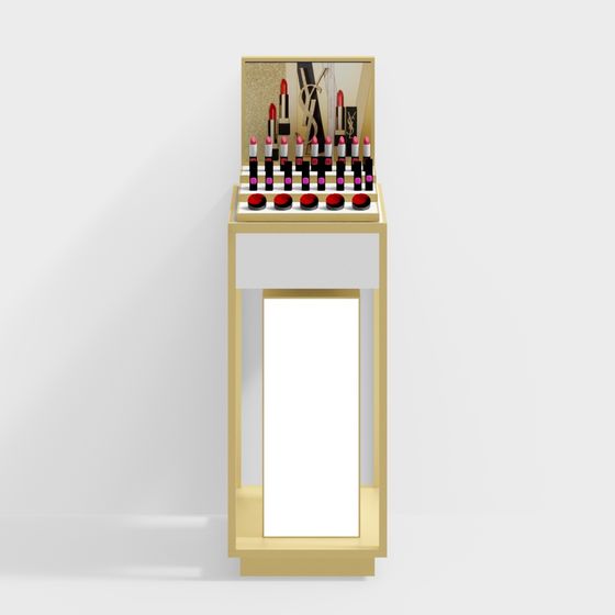 Modern Aesthetic 3D Display Case Model