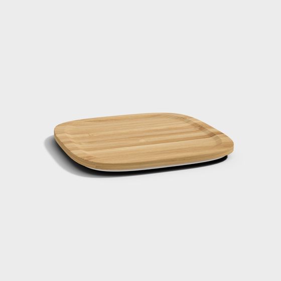 Wooden Tray 3D model