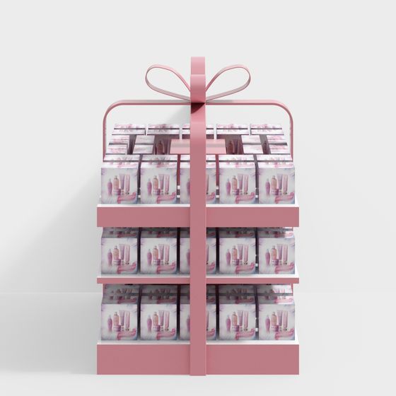 Gift Basket 3D Model for Festive Celebrations