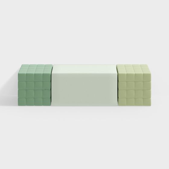 Modular Seating 3D model for Modern Spaces