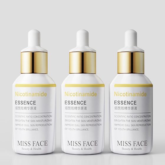 Miss Face Nicotinamide Essence 3D Model – Low-Poly Skincare Bottle
