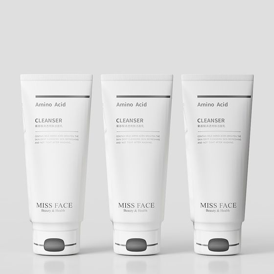 Miss Face Cleanser Tube 3D Model – Minimalist Cosmetic Design