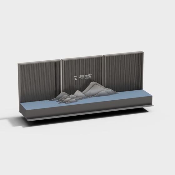 Mountain Scenery 3D model
