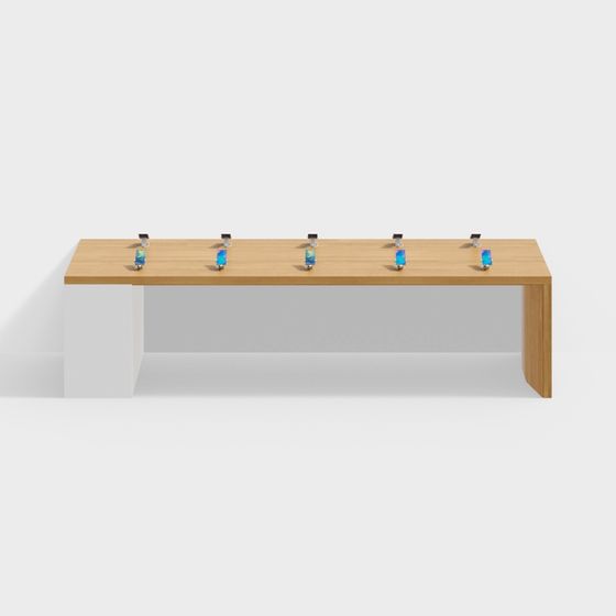 Light Beam Conference Table 3D model