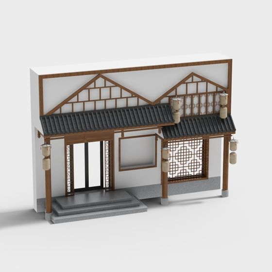 Traditional Chinese Architecture 3D model