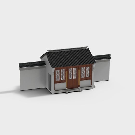 Classical Courtyard 3D model