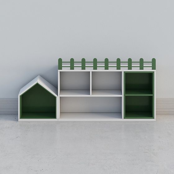 Fairy Tale Bookshelf 3D model
