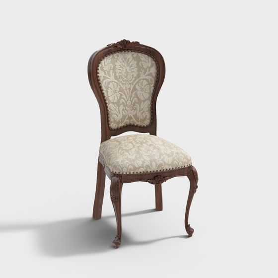 Victorian Elegance Chair 3D Model