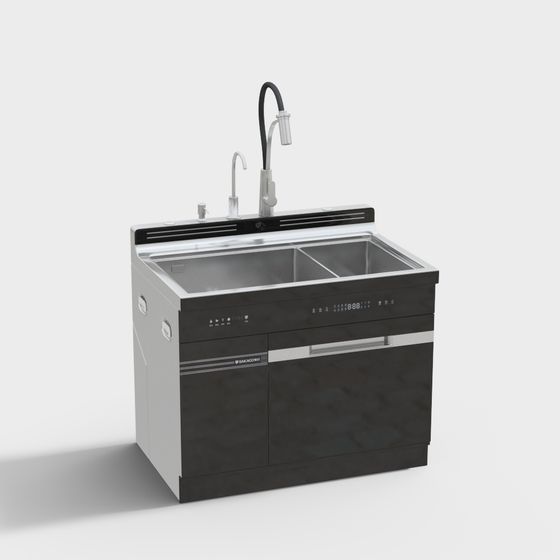 Smart Sink 3D Model for Modern Designs
