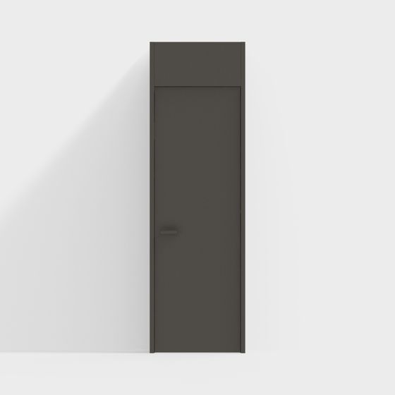 Urban Gate 3D Model – Modern Low-Poly Design