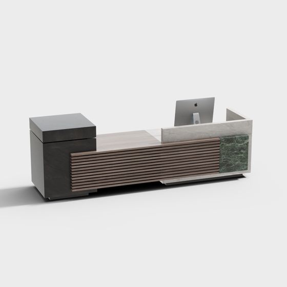 Urban Desk 3D model for Modern Workspaces