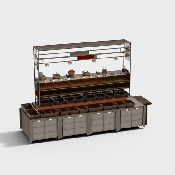 Urban Oasis Display Cabinet 3D model