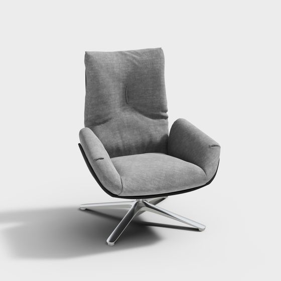 Urban Relax Chair 3D Model – Minimalist Ergonomic Design