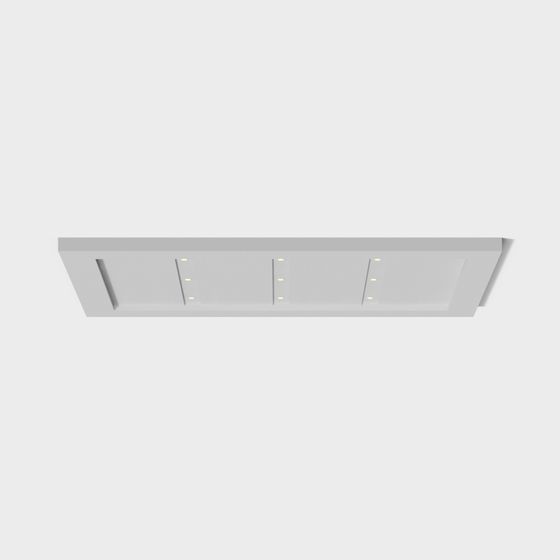 Linear Ceiling Light 3D Model – Minimalist Indoor Fixture