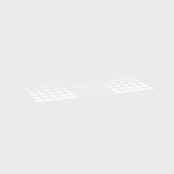 Sports Ground Running Surface Signs 3D Model – Gray Free