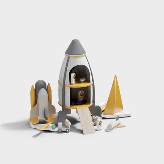 Rocket Ship Adventure 3D model