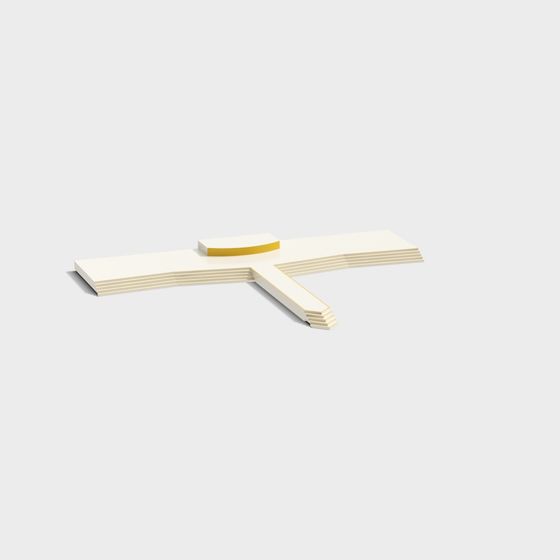 Folded Paper Art Stand 3D model