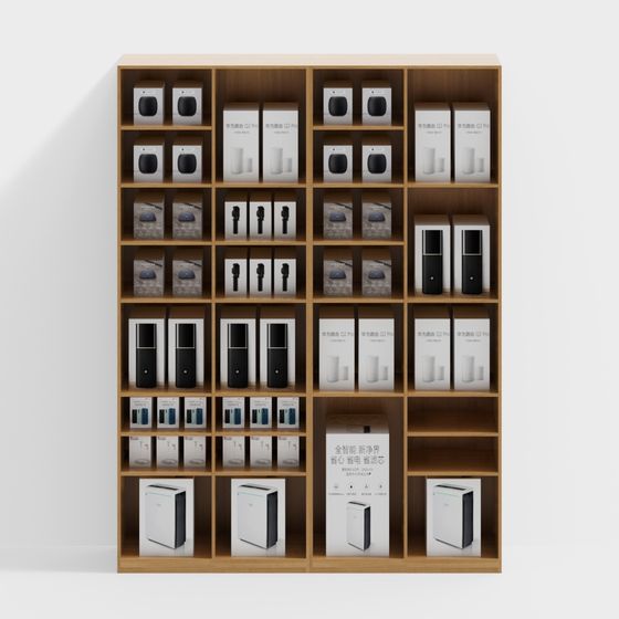 Modern Minimalist Showcase 3D model