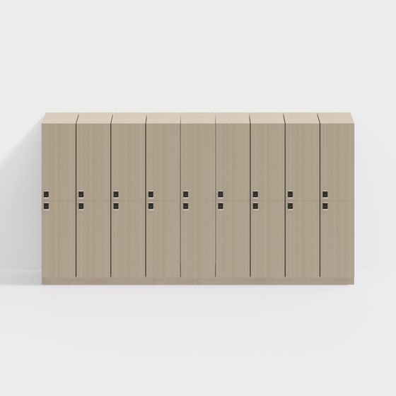 School Lockers 3D model