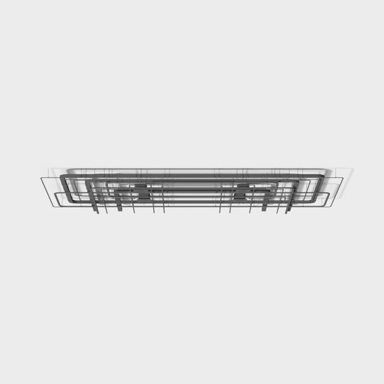 Modern Industrial Style Ceiling 3D model