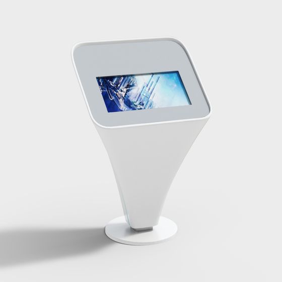 Smart Interactive Display 3D model for Future Cities