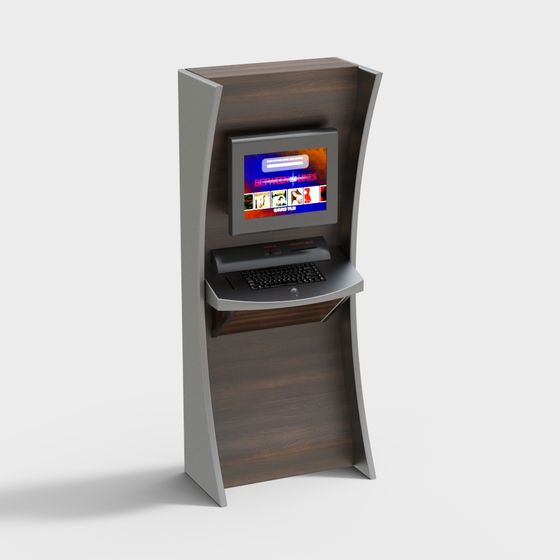 Arcade Kiosk 3D model