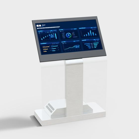 Smart Interactive Display Screen 3D Model