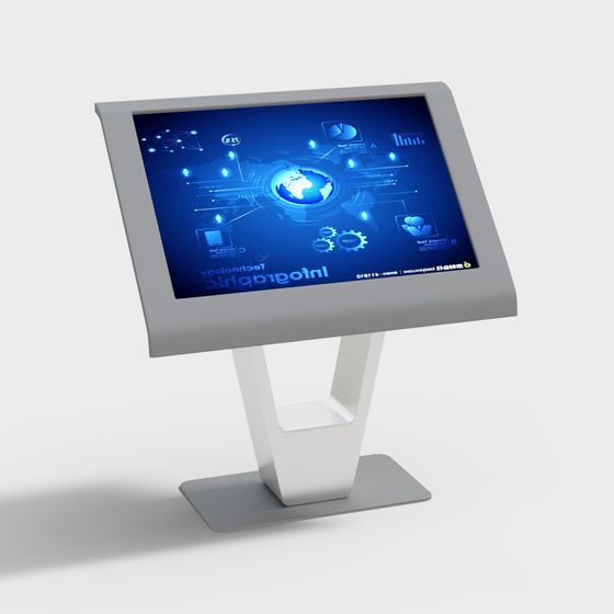 Smart Touch Display Stand 3D model