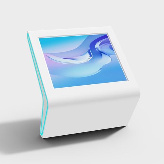 Smart Touch Screen 3D Model with High-Detail Design