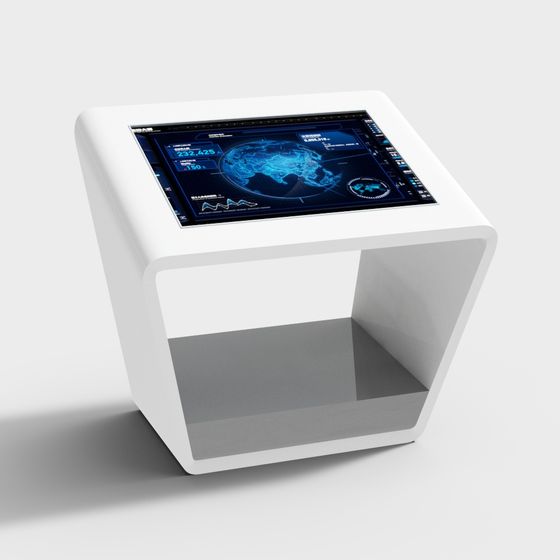 Smart Touch Coffee Table 3D model for Future Living Rooms