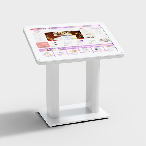 Smart Interactive Display Stand 3D model